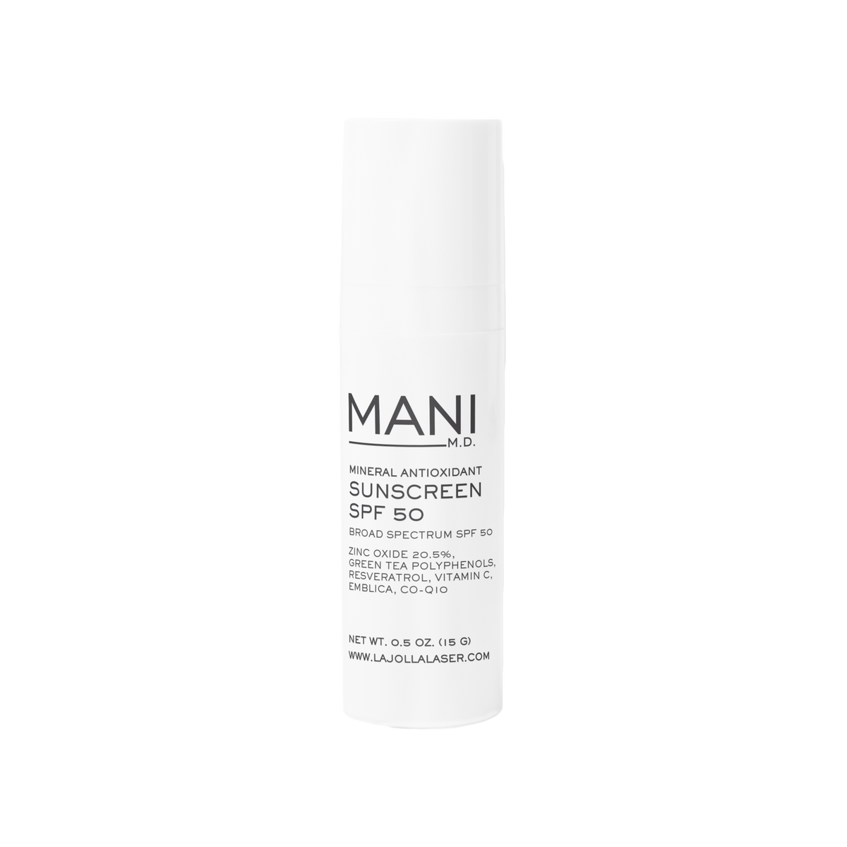 Mani M.D. Mineral Antixoidant Sunscreen SPF 50 – La Jolla Cosmetic ...